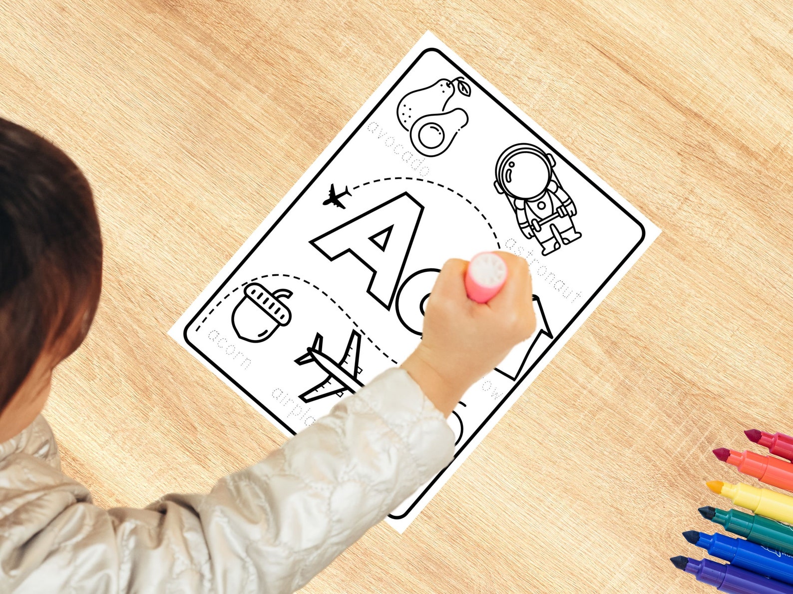 ABC Coloring Pages for Kids, Printable Learning Activities for ...