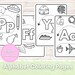 ABC Coloring Pages for Kids, Printable Learning Activities for ...