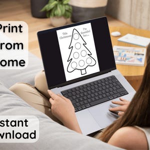 Christmas Gratitude Printable, Christmas Tree Craft Printable ...