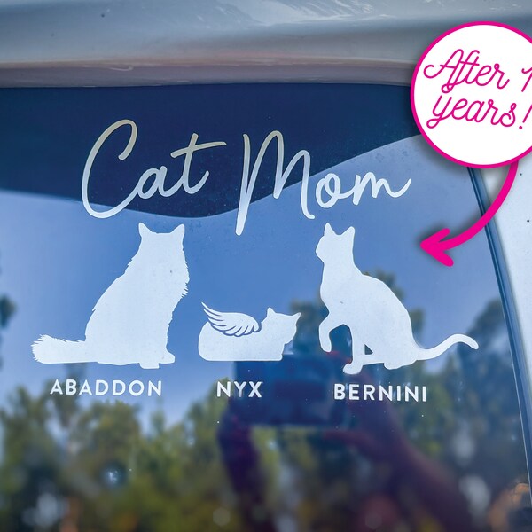 Cat Decal - Etsy