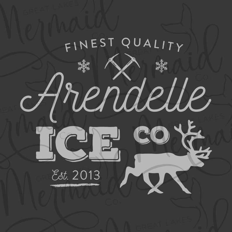Frozen Elsa Anna Arendelle Ice Co SVG Cricut Vinyl Cut Vector File - Etsy