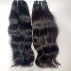 Raw Indian Wavy Temple Hair - Etsy