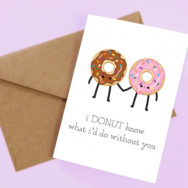 Donut Card - Etsy