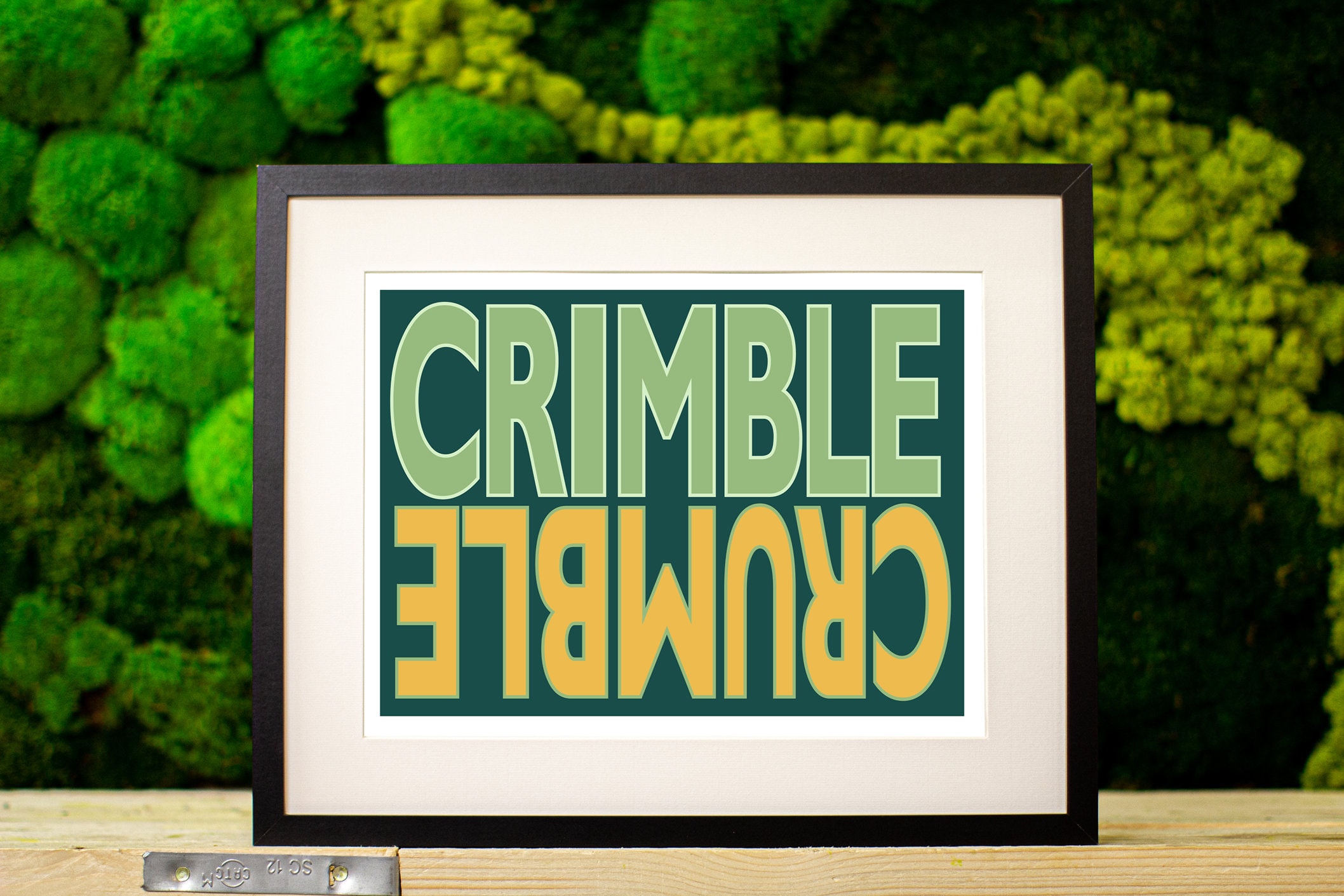 CRIMBLE CRUMBLE | Friday Night Dinner | Family Gift | Bold Wall Art ...