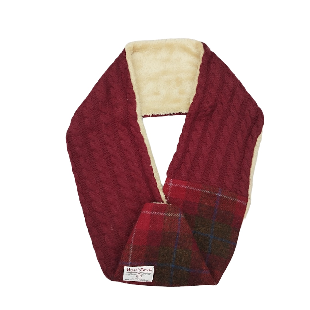 Vintage Harris Tweed Scarf Harris Tweed Muffler Harris Tweed Scarf ...