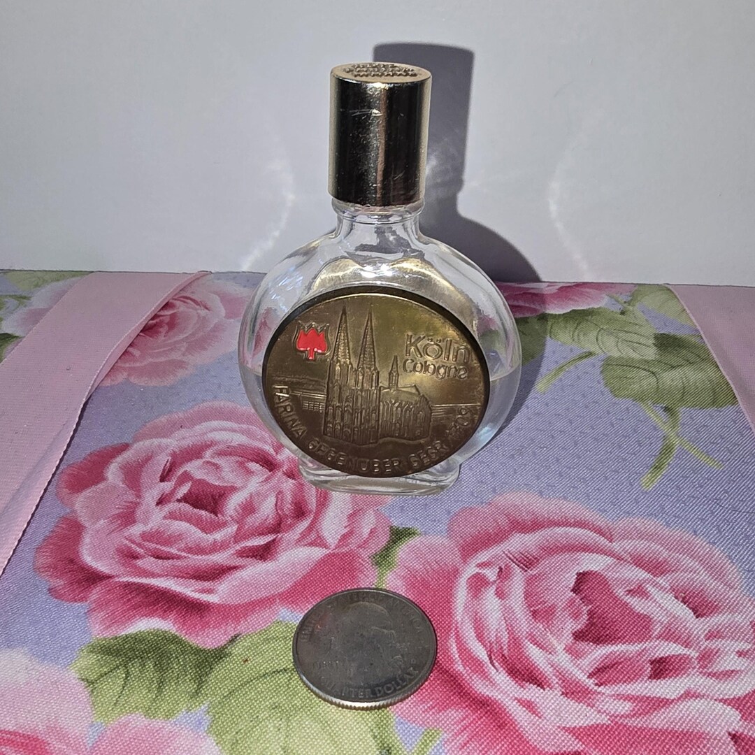 German Vintage Cologne Bottle, Half Full, C.1960s. Farina Am Dom Koln ...