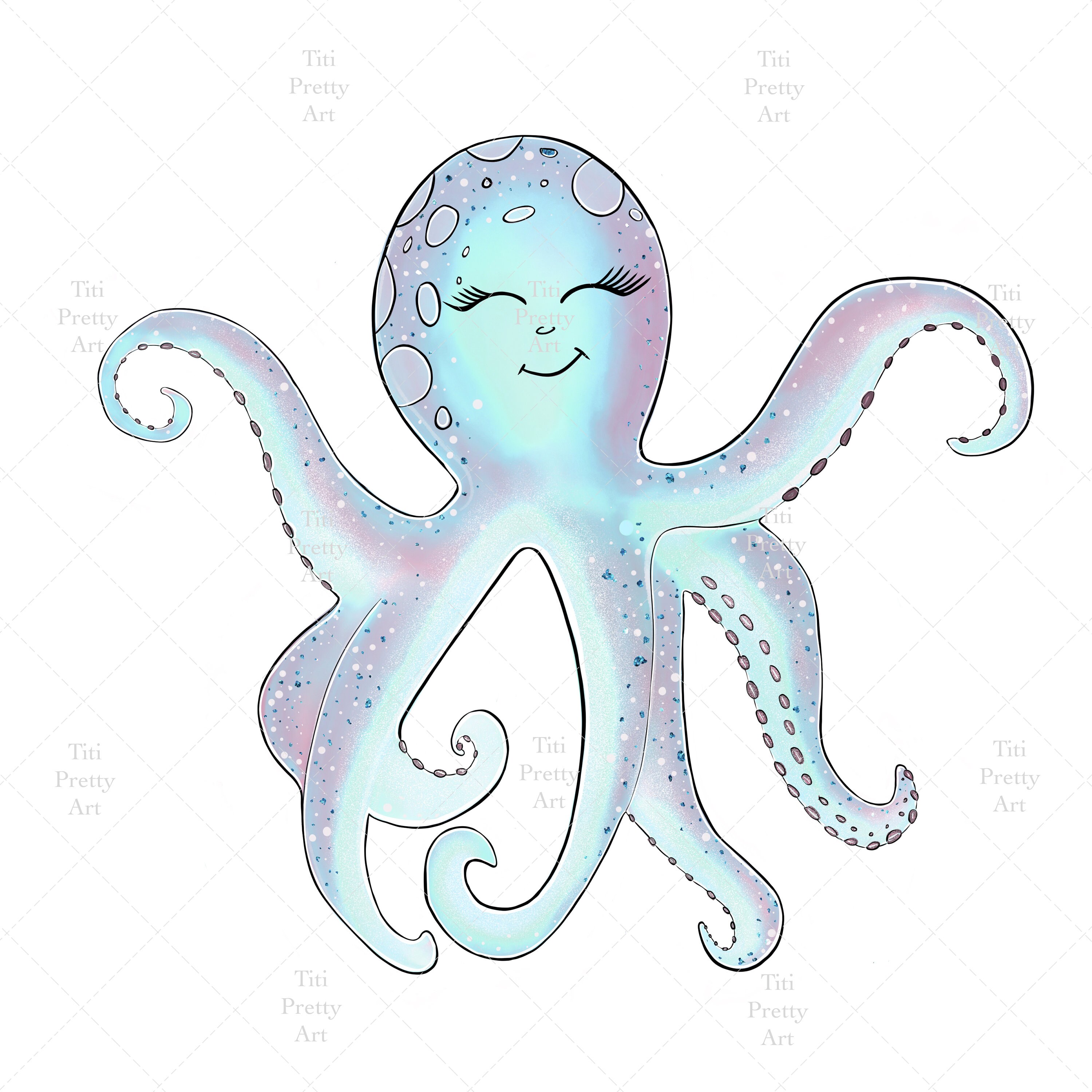 Under the Sea Clipart Summer Clipart Octopus Beach Animals - Etsy