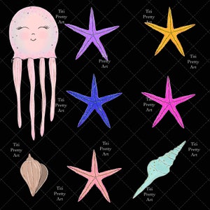 Under the Sea Clipart, Summer Clipart, Octopus, Beach Animals, Sea ...