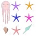 Under the Sea Clipart, Summer Clipart, Octopus, Beach Animals, Sea ...