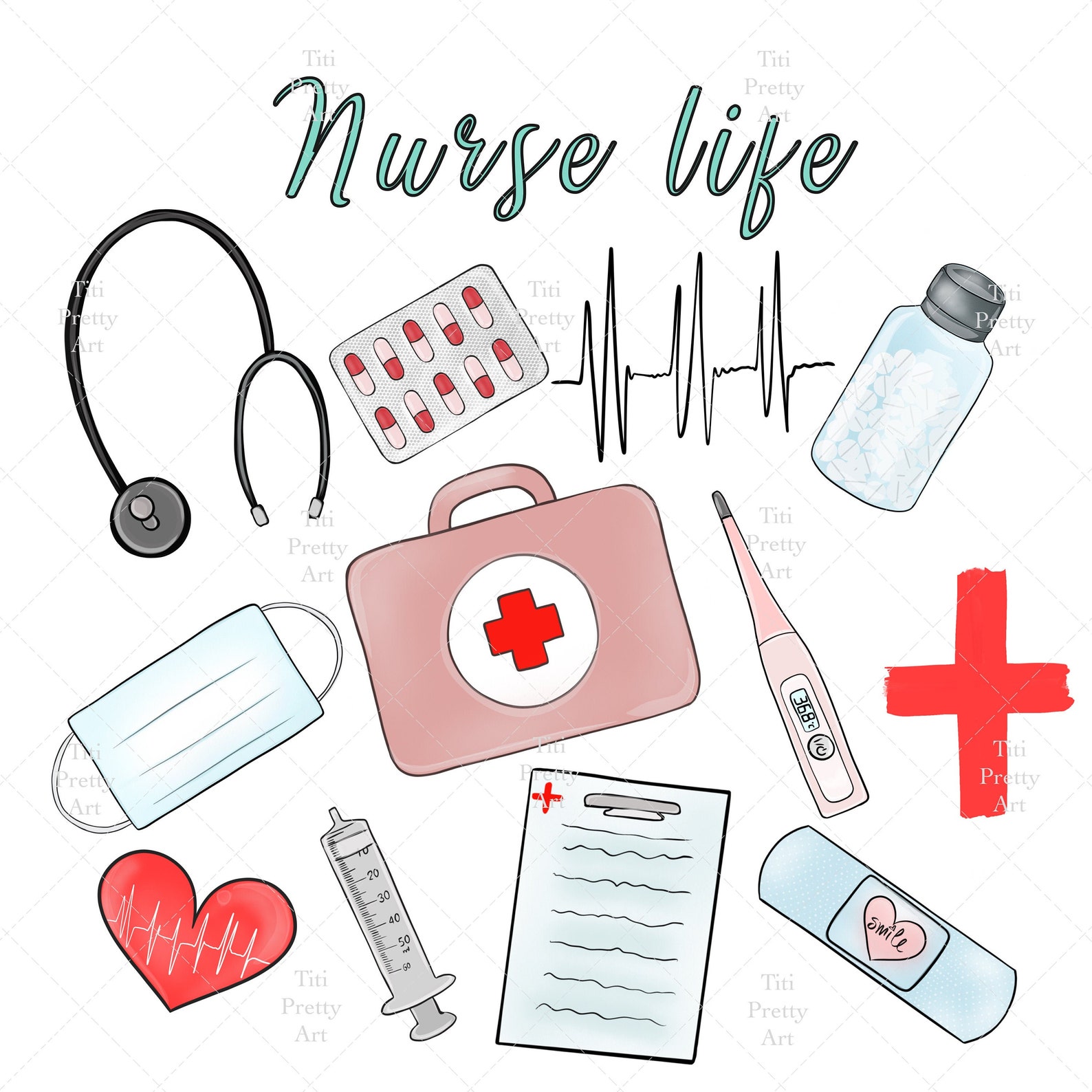 Nurses Png Nurse Png Nurse Stickers Pediatric Nurse Nurse - Etsy