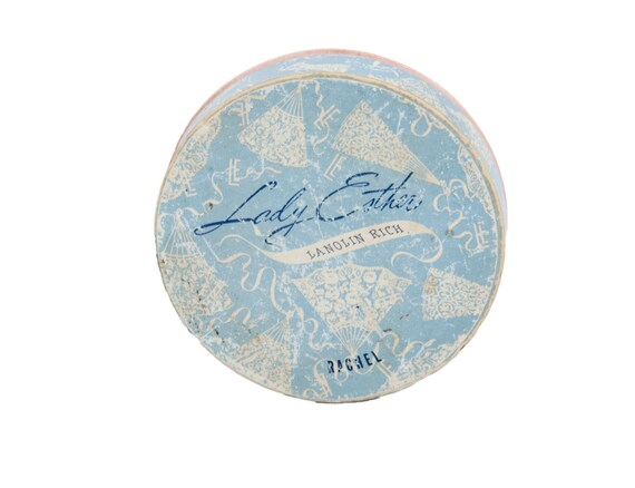 Vintage Lady Esther finishing powder box, vintage cos… - Gem