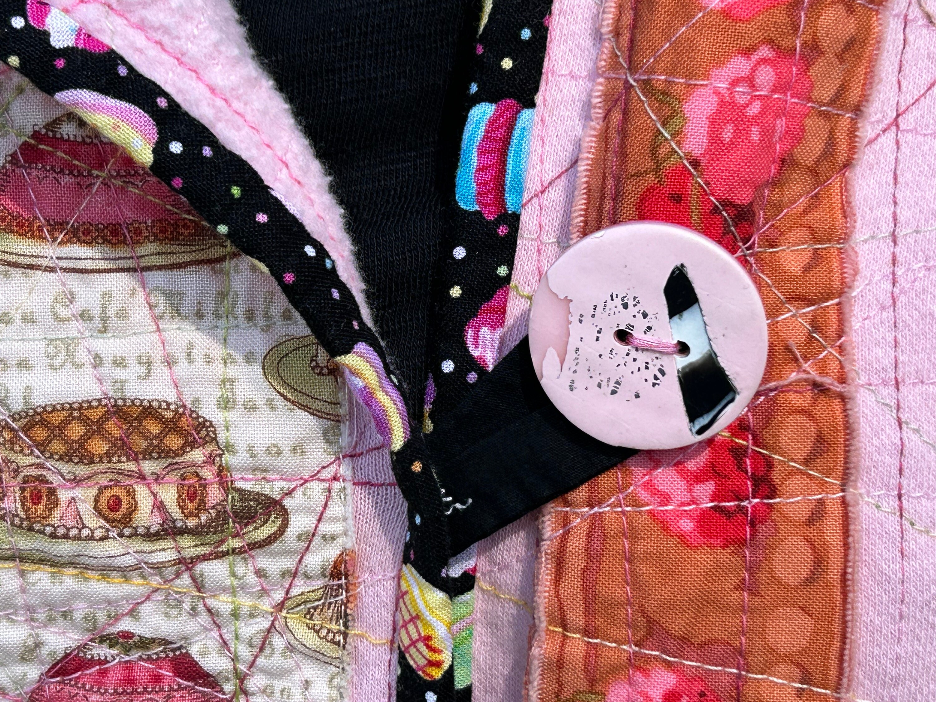 Sweatshirt Jacket With Chenille and Rick Rack Trim - Etsy