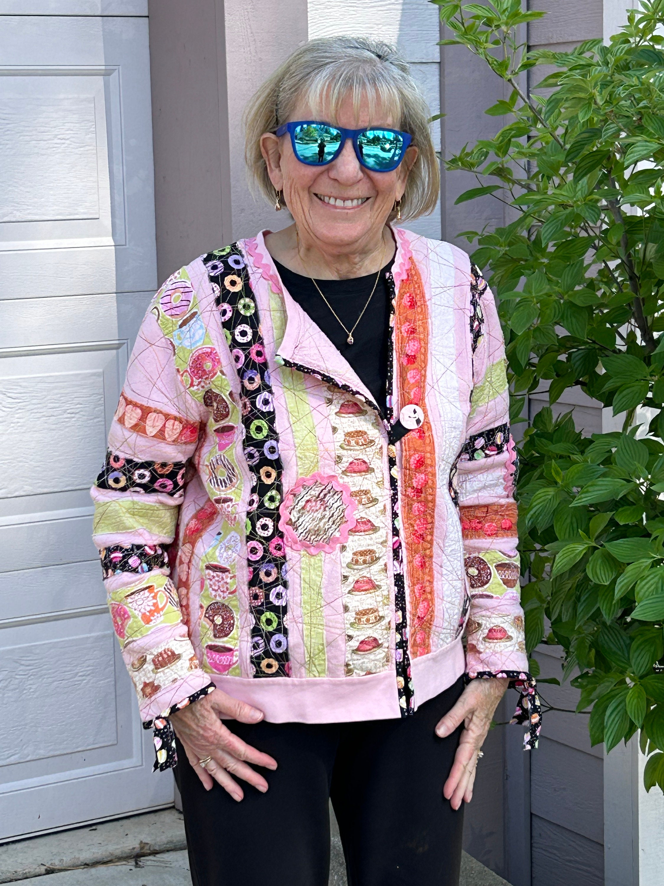 Sweatshirt Jacket With Chenille and Rick Rack Trim - Etsy