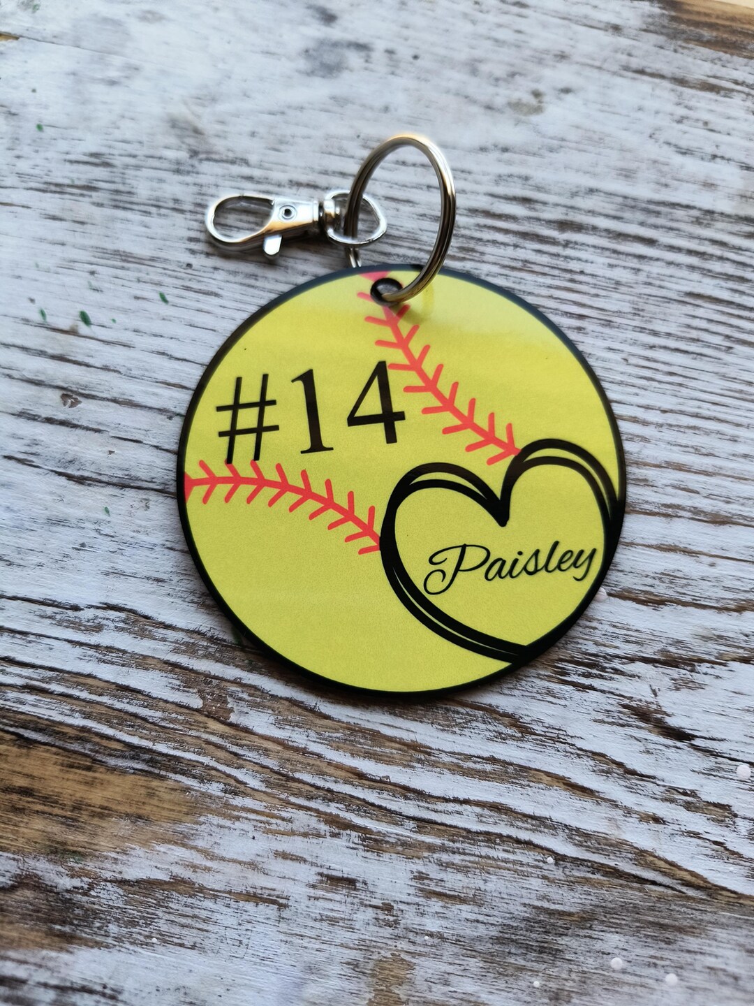 Custom Softball Bag Tags – Easily Identify Your Gear in Style - Etsy