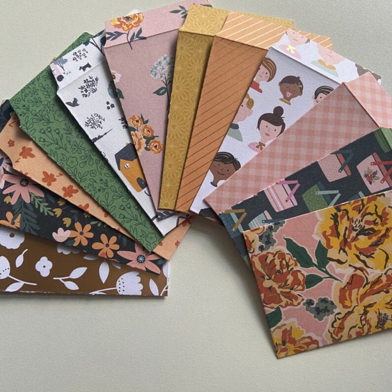Coin Envelopes ATC Sleeves Handmade Envelope Stationary | Etsy