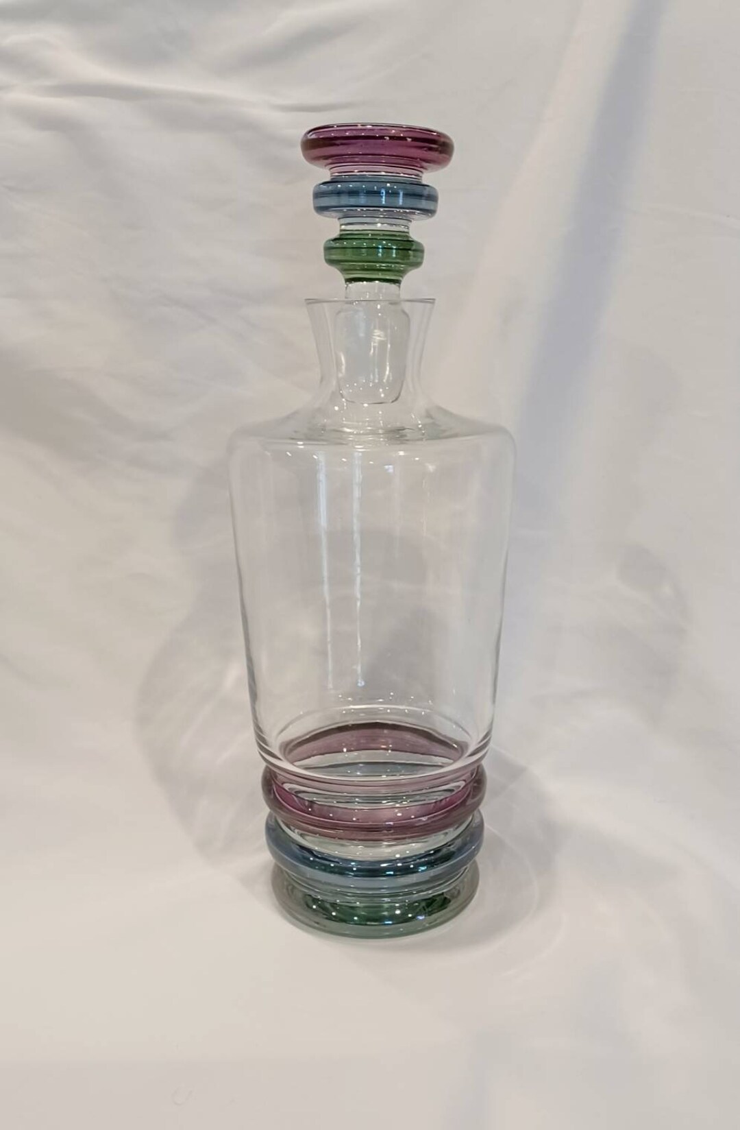 BLOCK Crystal Carnival, Art Deco Style Decanter - Etsy