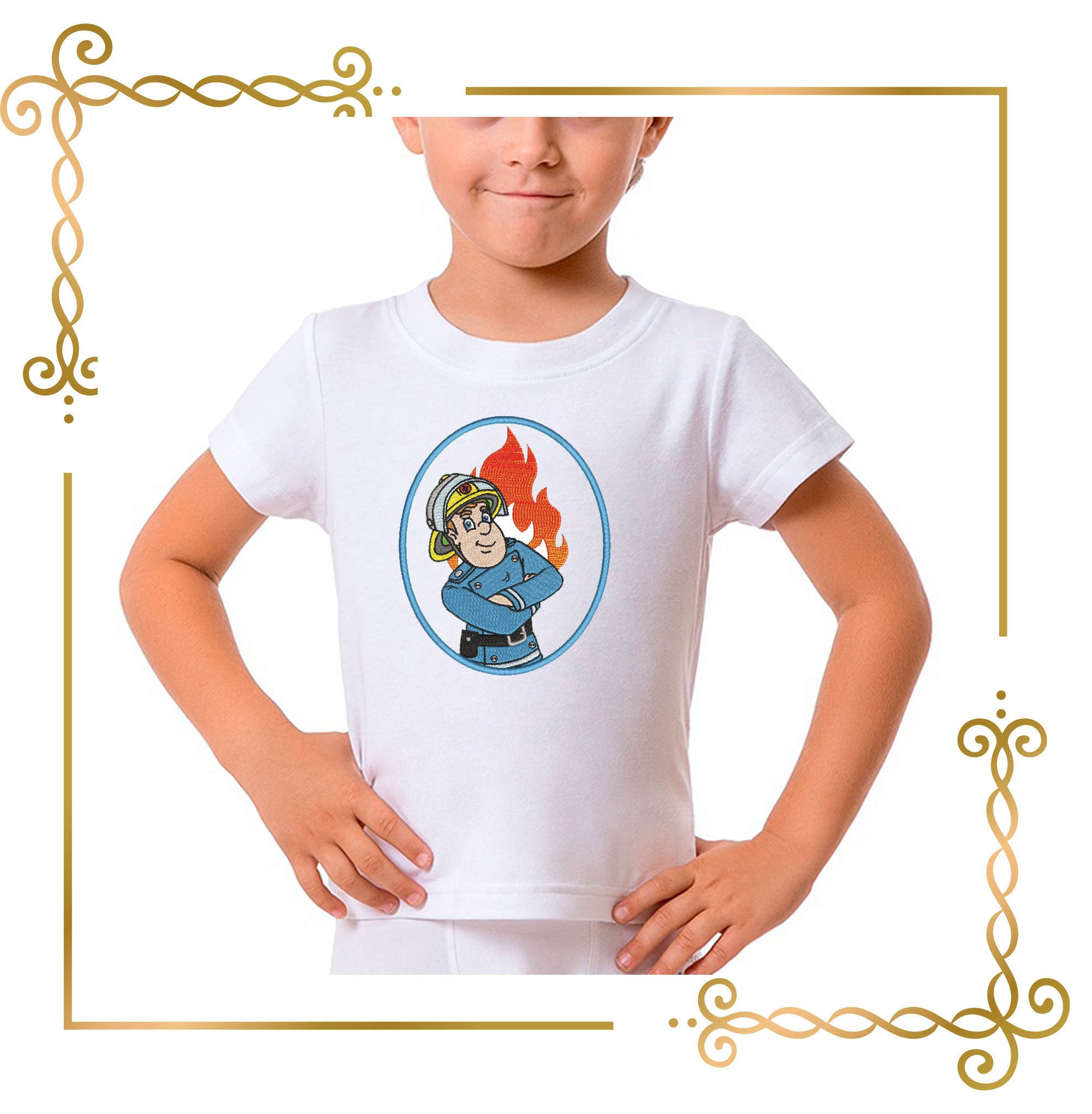 Fireman SAM SET 3 Variants Digital Embroidery Design File to - Etsy UK