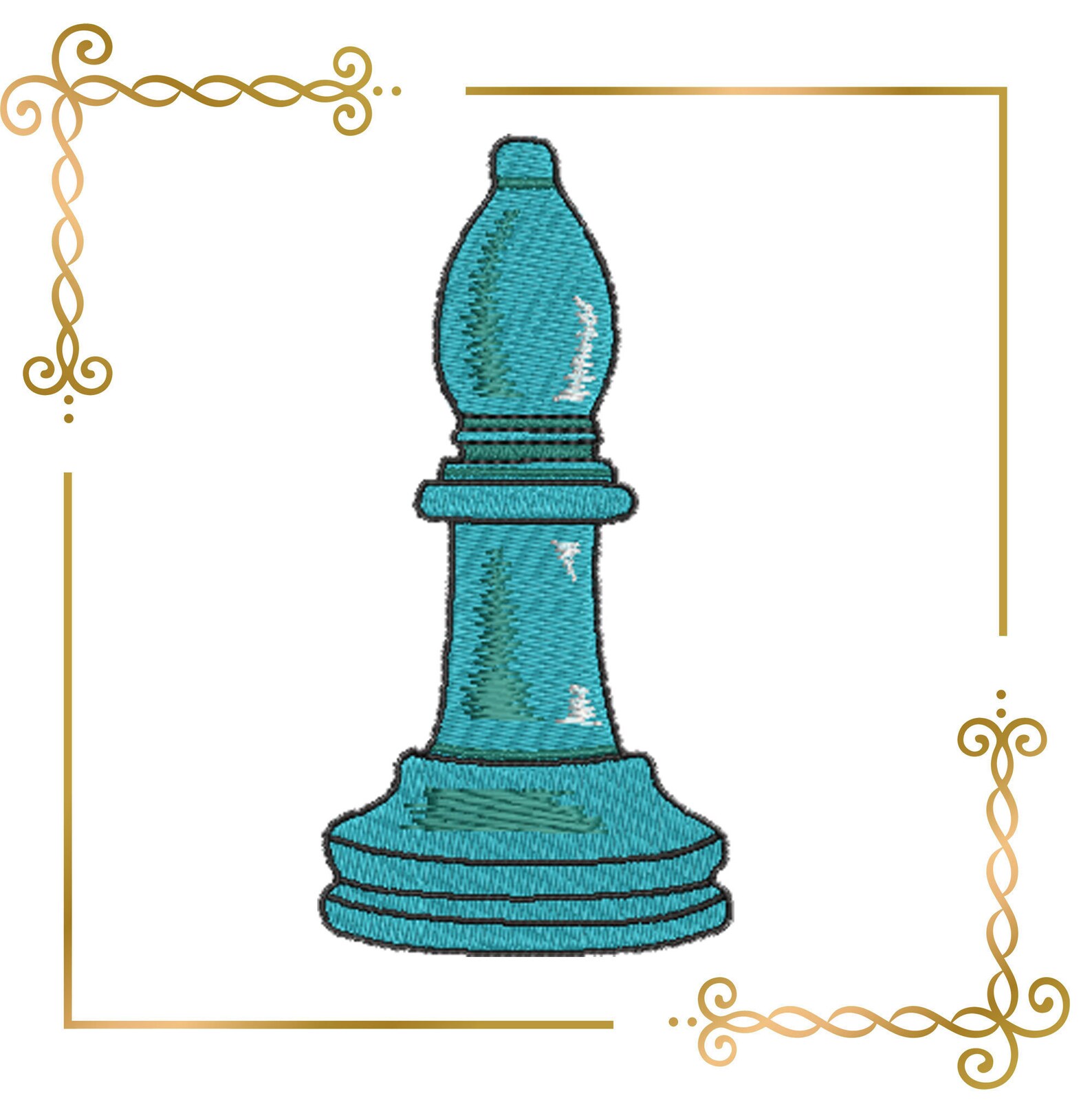 Chess SET 6 St. Embroidery Design to the Direct Download. | Etsy