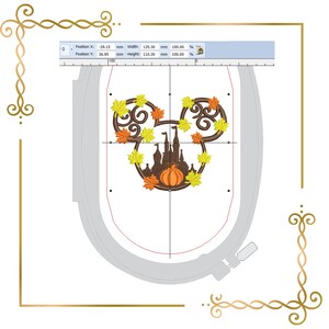 Mouse, Fall, Halloween, Head, 2 Sizes Embroidery Design to the Direct ...