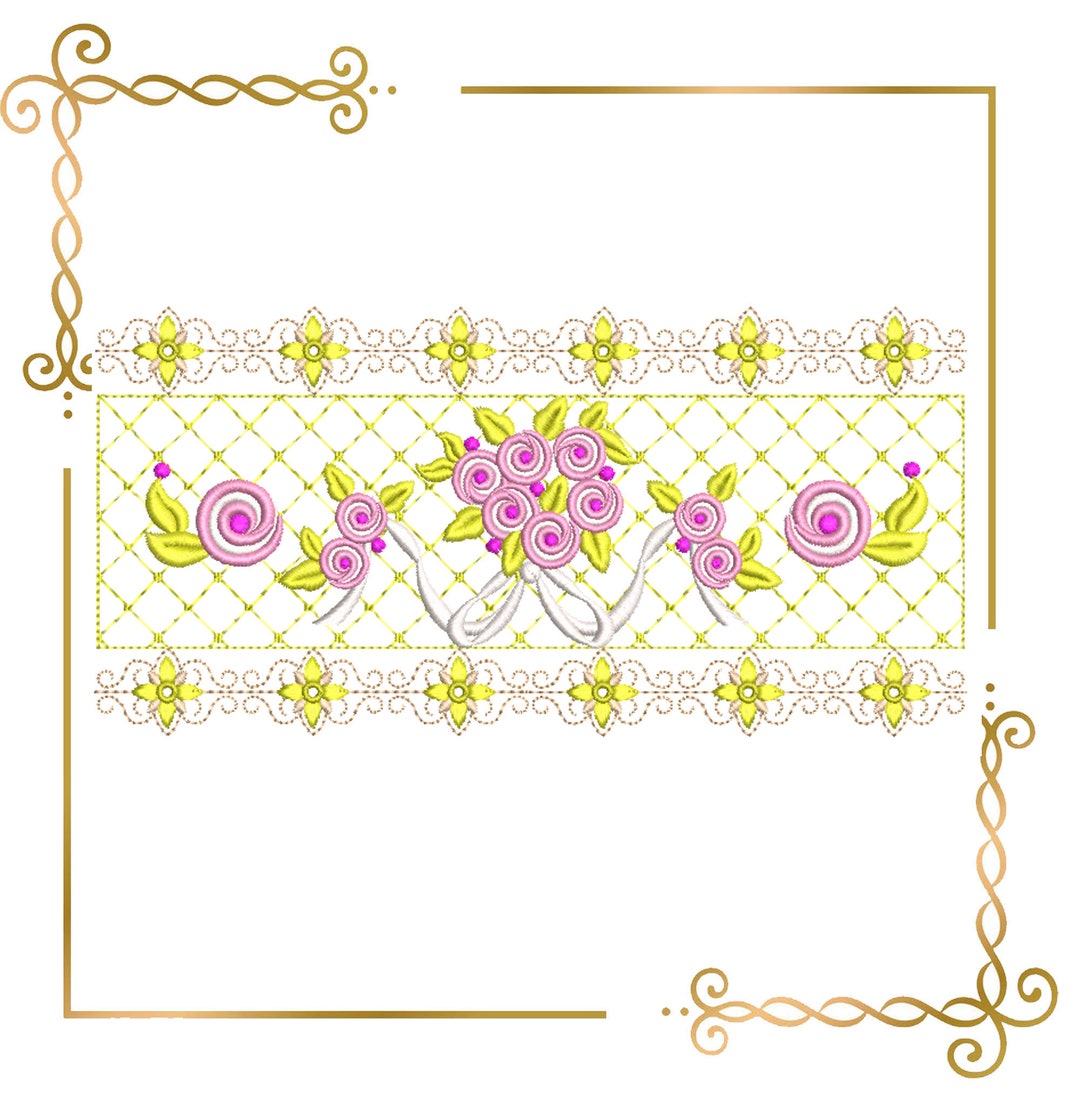 Smocking Plate, Flowers, Design Plate, Machine Embroidery Design to the ...