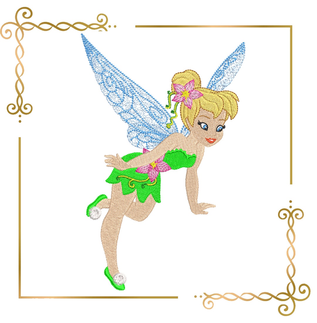 Tinker Bell Embroidery Machine Design: Fairy Princess (digital Download ...