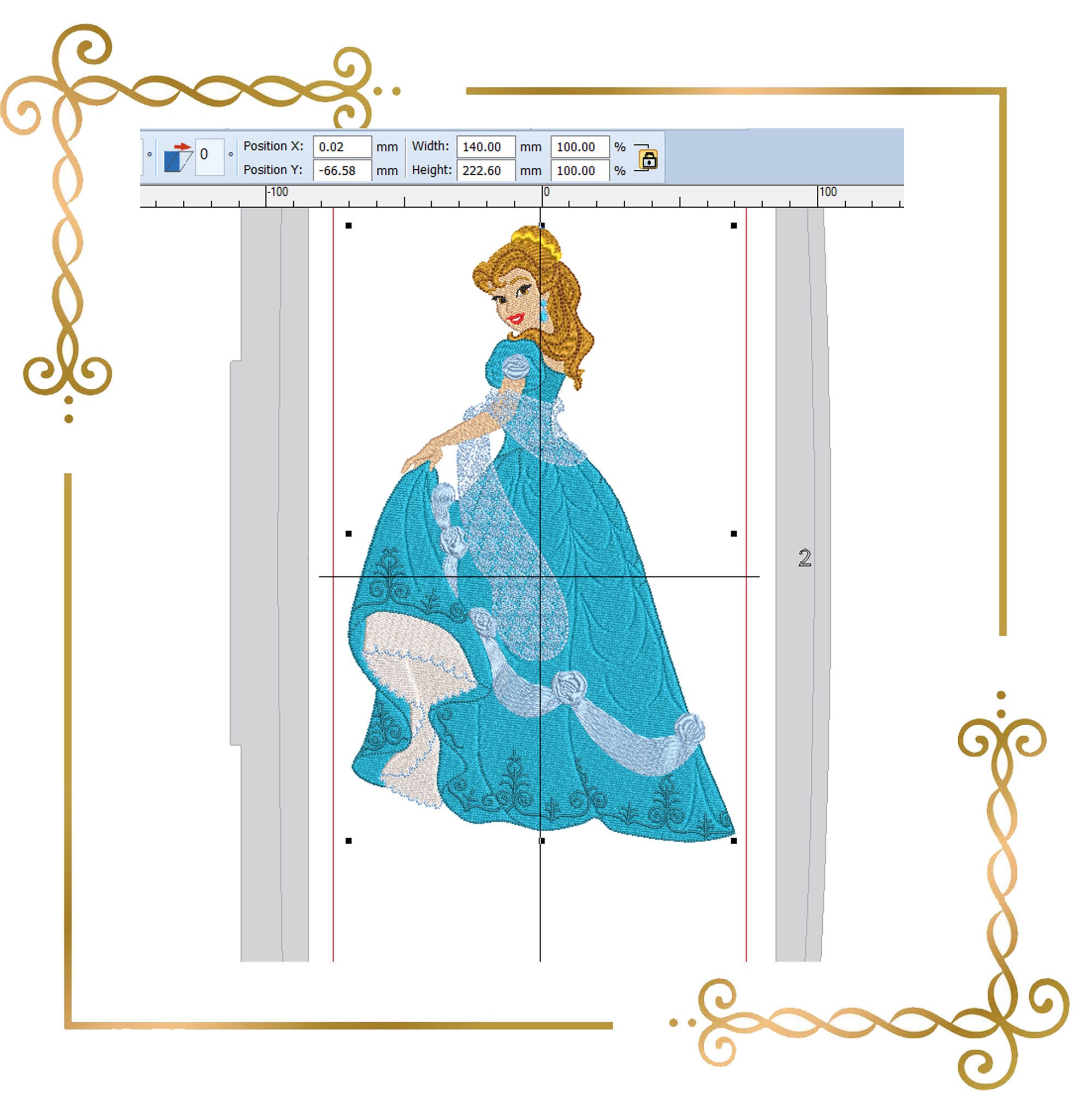 Princess Belle Embroidery Design to the Direct Download. - Etsy