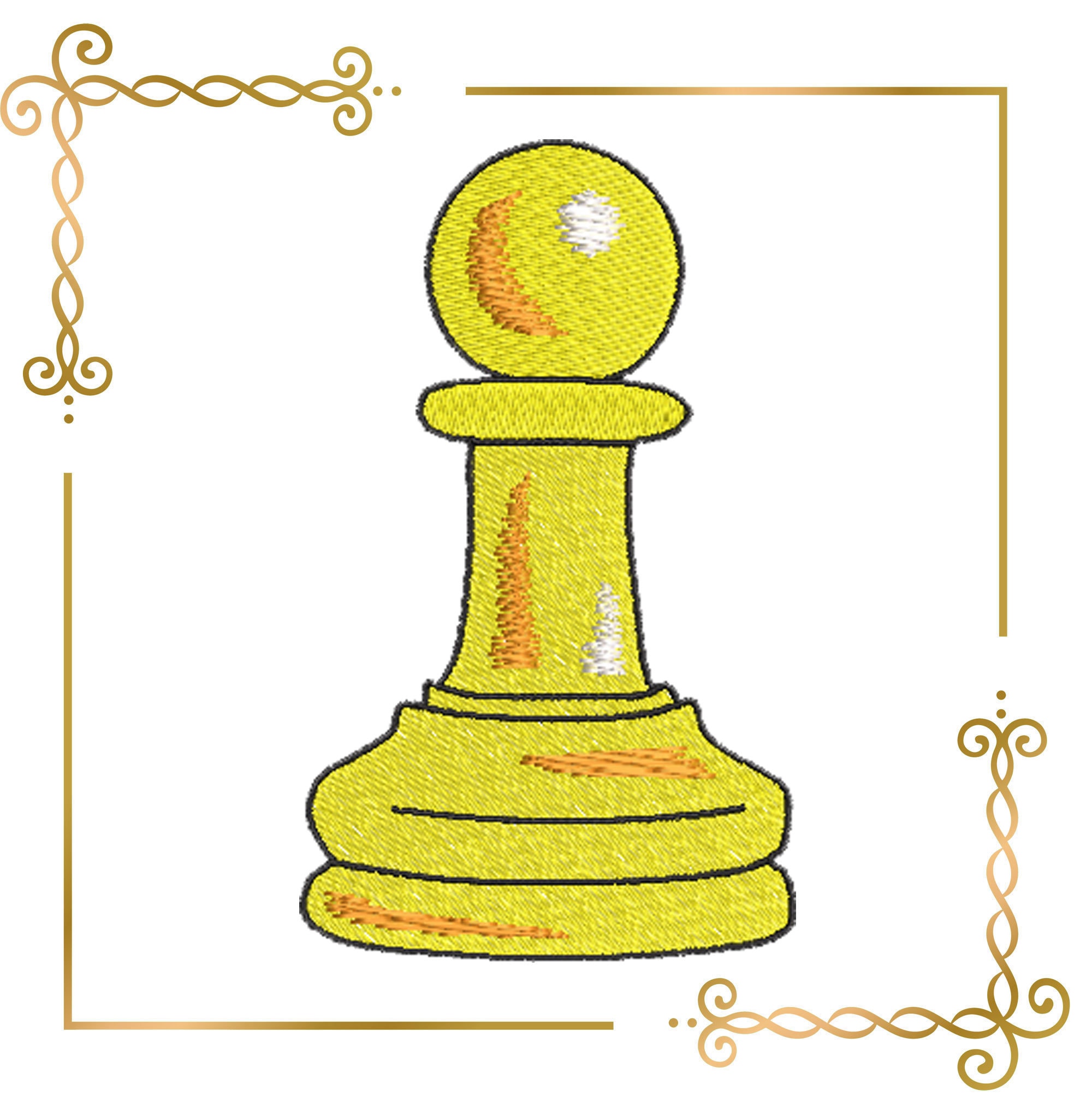 Chess SET 6 St. Embroidery Design to the Direct Download. - Etsy