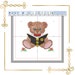Teddy Bear Reading a Book, Cartoon Character Machine Embroidery Design ...