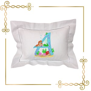 Princess Ariel, Letter A, Monogram, Digital Embroidery Design File - Etsy