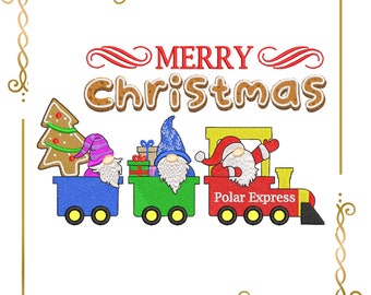 Polar Express Embroidery Design - Etsy