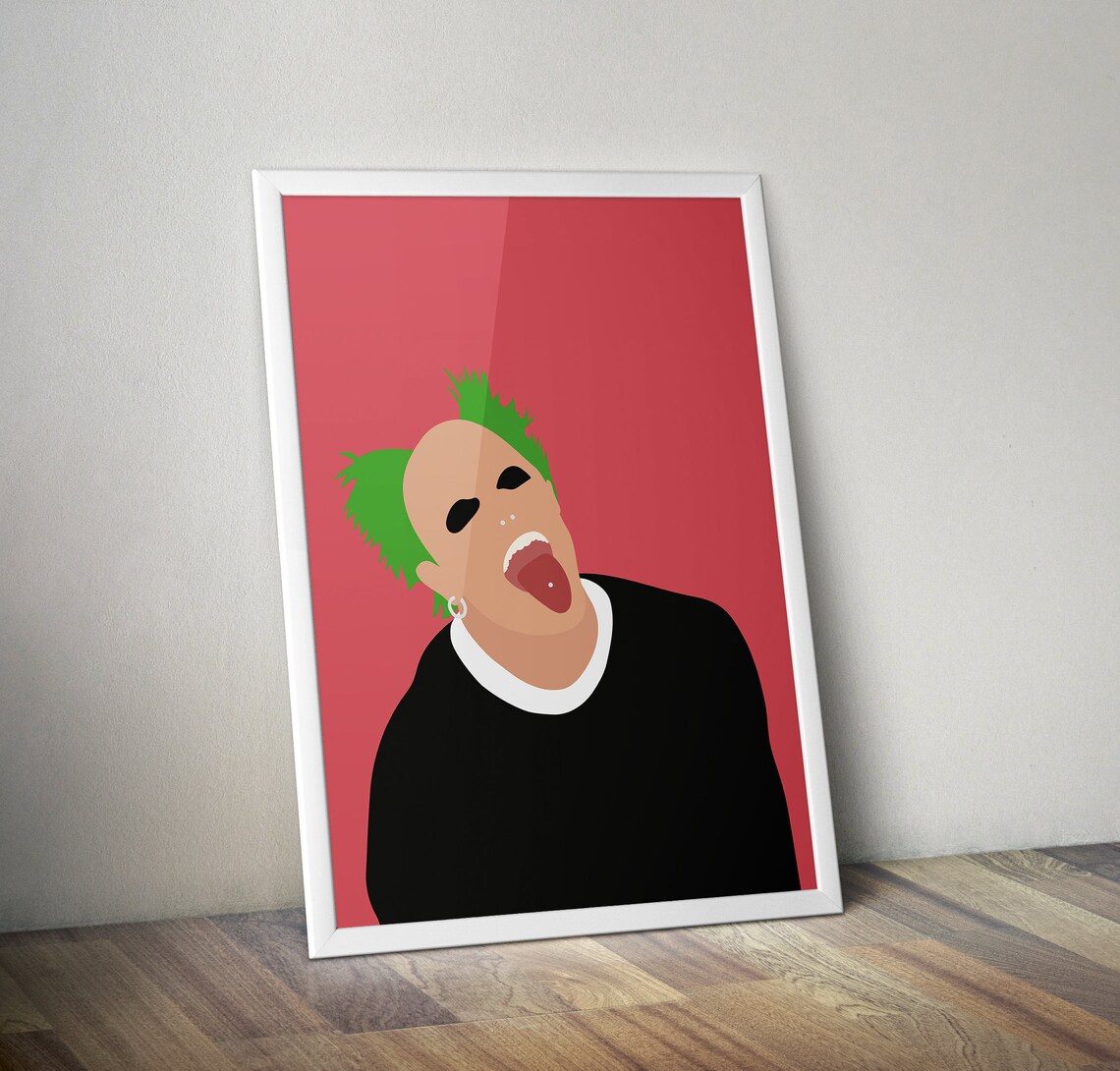 Keith Flint Poster / Prodigy Poster / Keith Flint Print / | Etsy