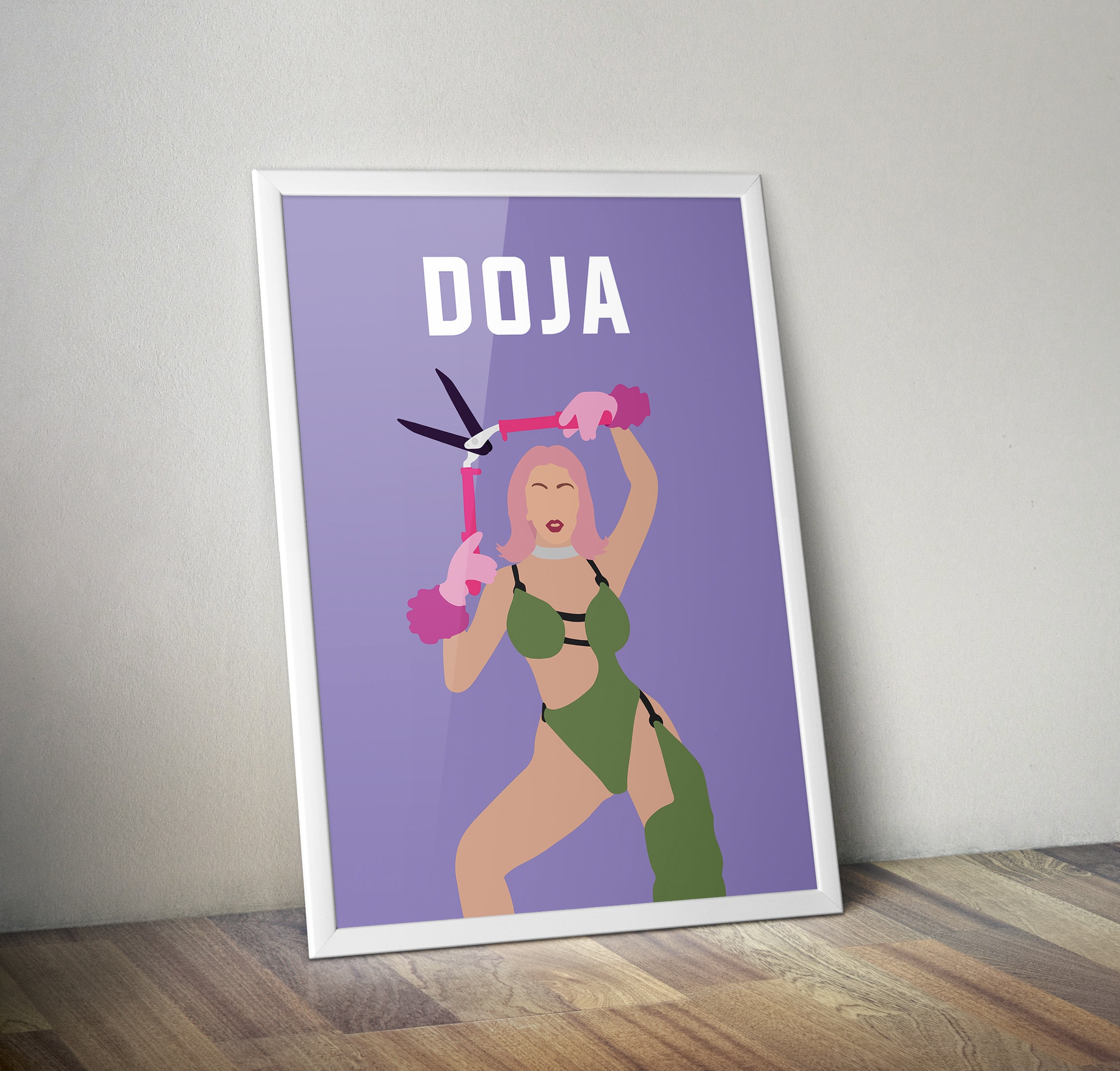 Doja Cat Art Chanteur Pop Poster