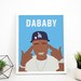 Dababy Poster / Dababy Print / Dababy Art / minimalist Music | Etsy UK