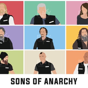 Sons of Anarchy Poster / Sons of Anarchy Print / Sons of Anarchy ...