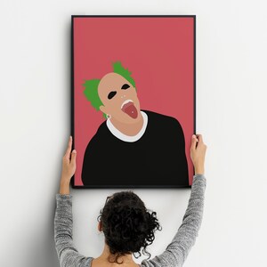 Keith Flint Poster / Prodigy Poster / Keith Flint Print / | Etsy