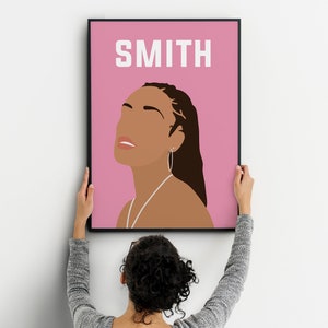 Jorja Smith Poster / Jorja Smith Print / Jorja Smith Art / Minimalist ...