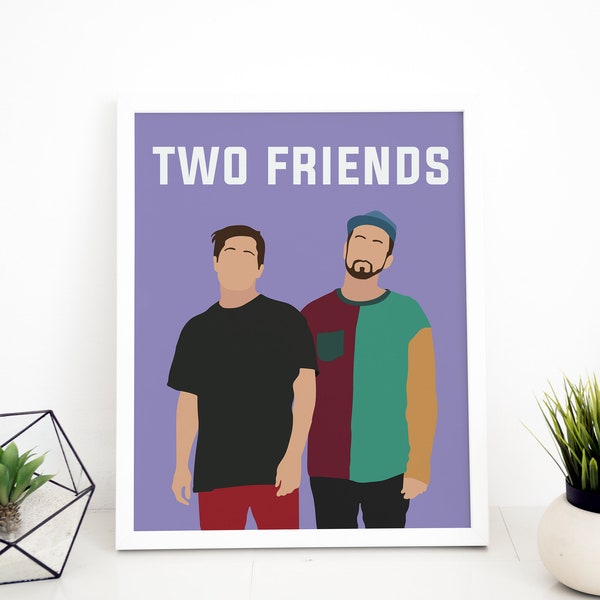 Two Friends Poster - Etsy