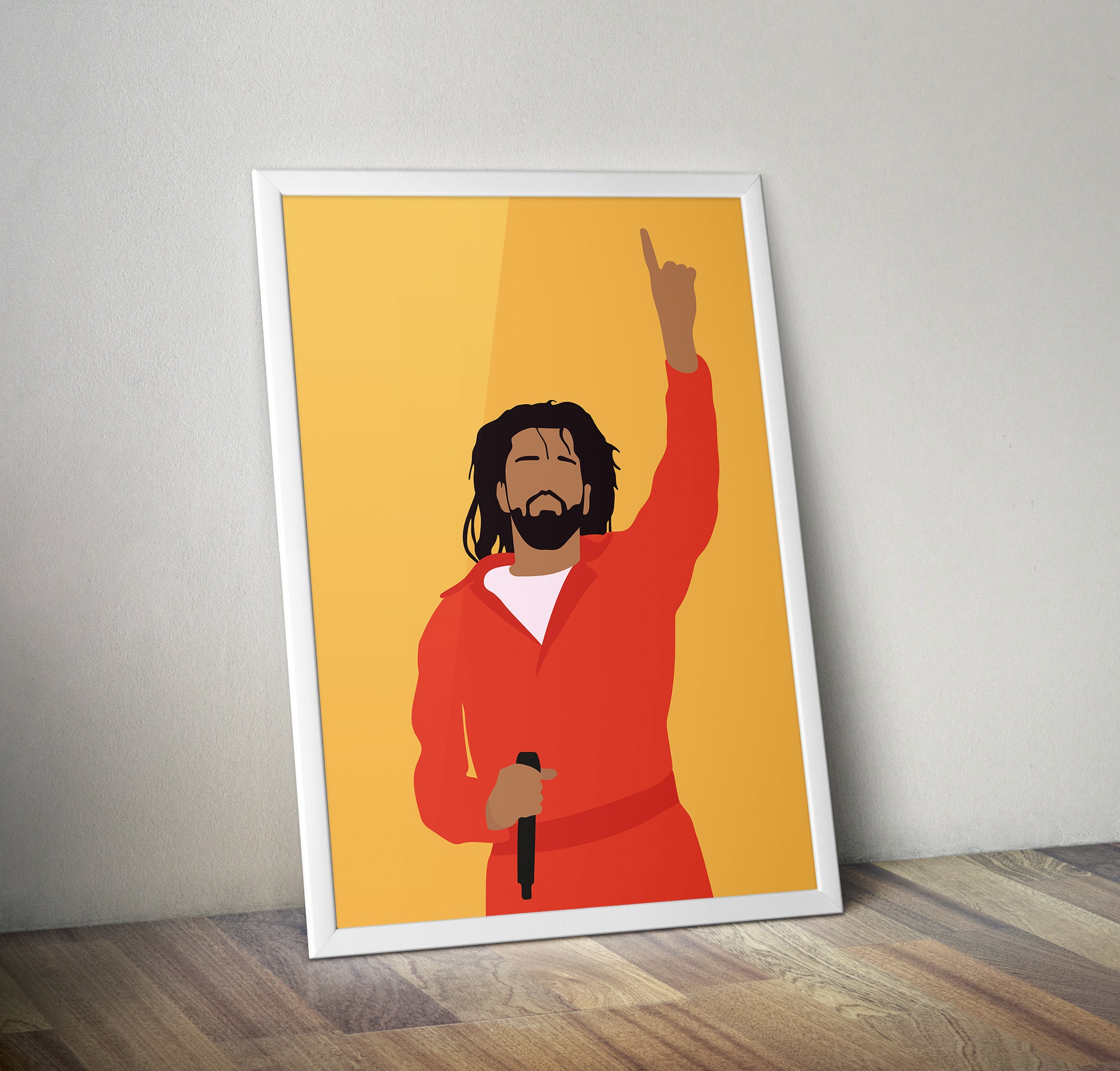 J. Cole Poster / J. Cole Print / J. Cole Art / Minimalist | Etsy