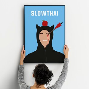 Slowthai Poster / Slowthai Print / Slowthai Art / Minimalist Music ...