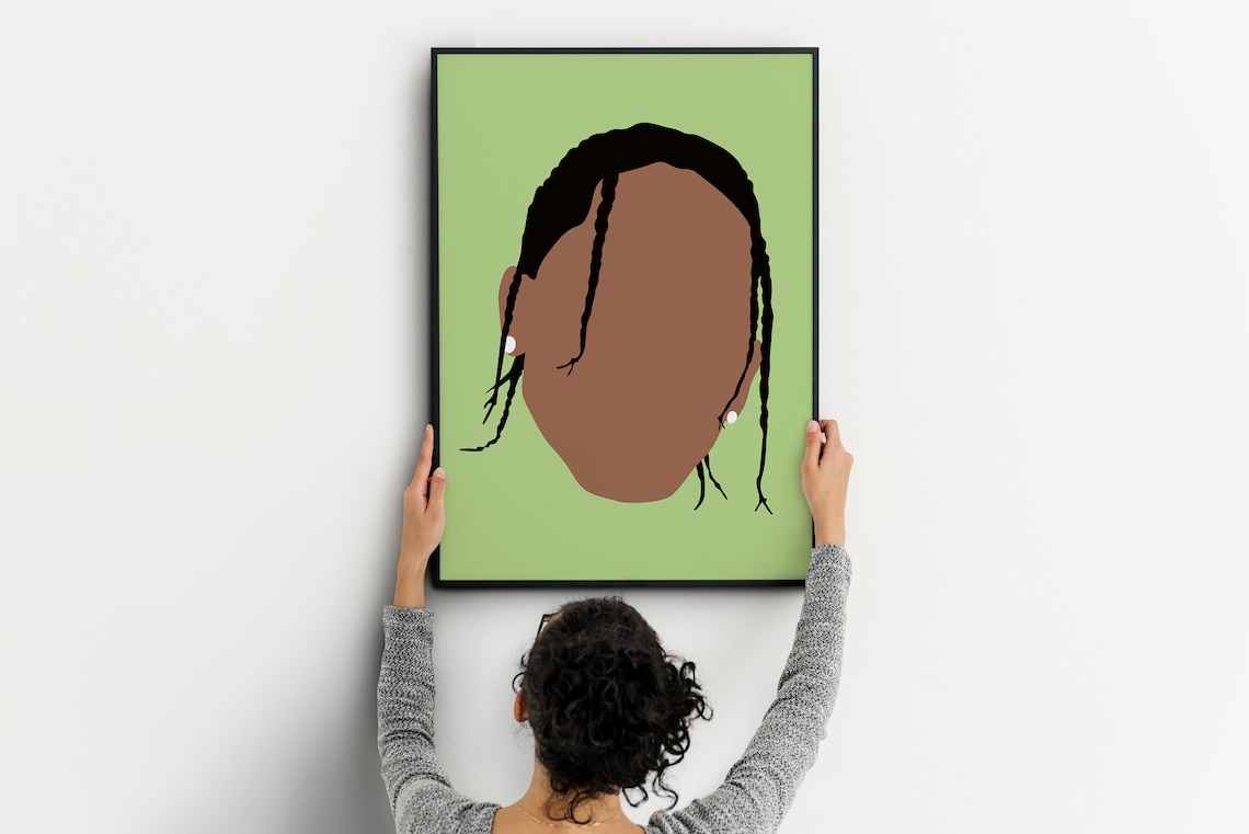 Travis Scott Poster / Travis Scott Print / Travis Scott Art / - Etsy UK