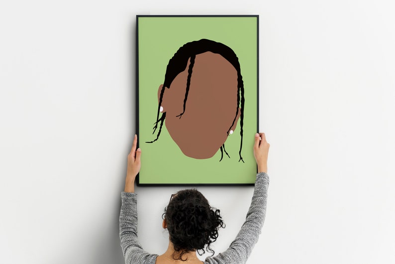 Travis Scott Poster / Travis Scott Print / Travis Scott Art / - Etsy UK