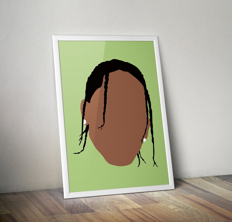 Travis Scott Poster / Travis Scott Print / Travis Scott Art / - Etsy UK