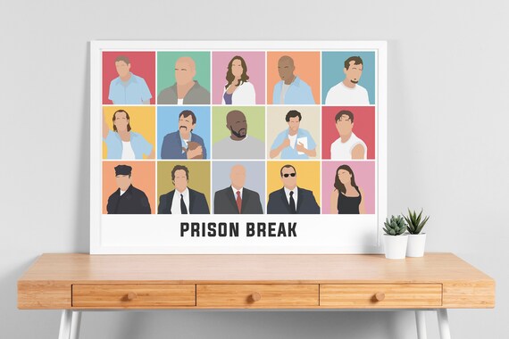 Prison Break Poster / Prison Break Print / Prison Break - Etsy