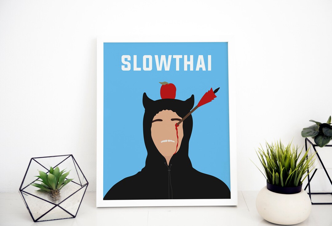 Slowthai Poster / Slowthai Print / Slowthai Art / Minimalist Music ...
