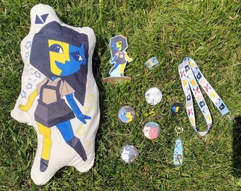 ENA Merch Bundle W/ Charms, Buttons, and a Lanyard - Etsy