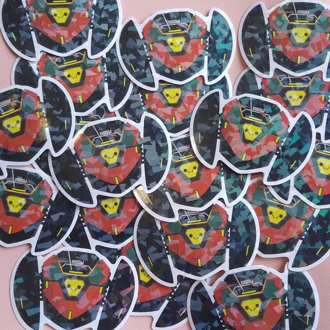Valorant Boom Bot Holographic 3 in Sticker - Etsy