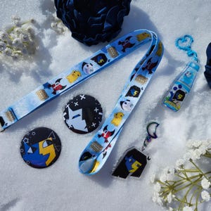 ENA Merch Bundle W/ Charms, Buttons, and a Lanyard - Etsy