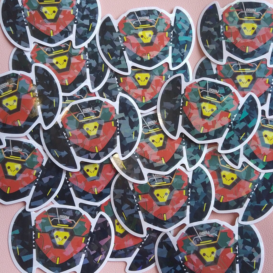 Valorant Boom Bot Holographic 3 in Sticker | Etsy