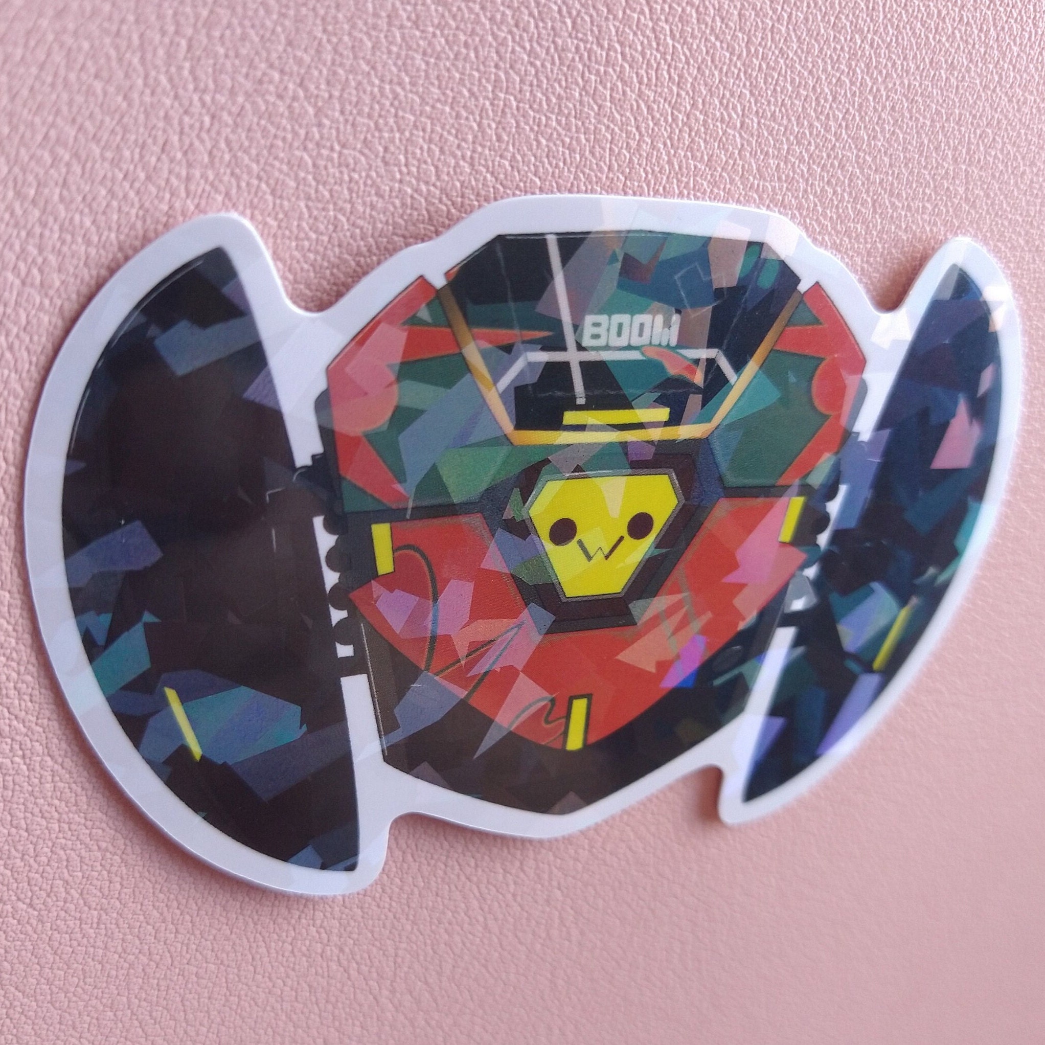 Valorant Boom Bot Holographic 3 in Sticker - Etsy