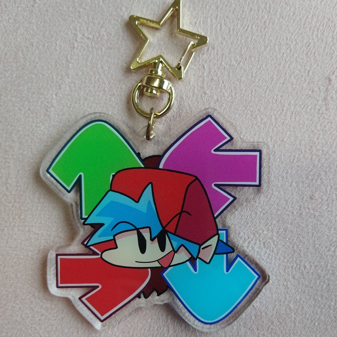 Friday Night Funkin' Acrylic Charm 2.5in Double Sided With | Etsy